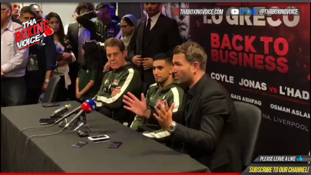Amir Khan vs. Phil Lo Greco: Full post fight presser!