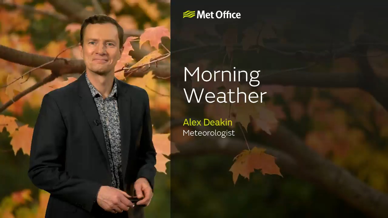 Met Office Friday morning weather forecast 28/11/2025