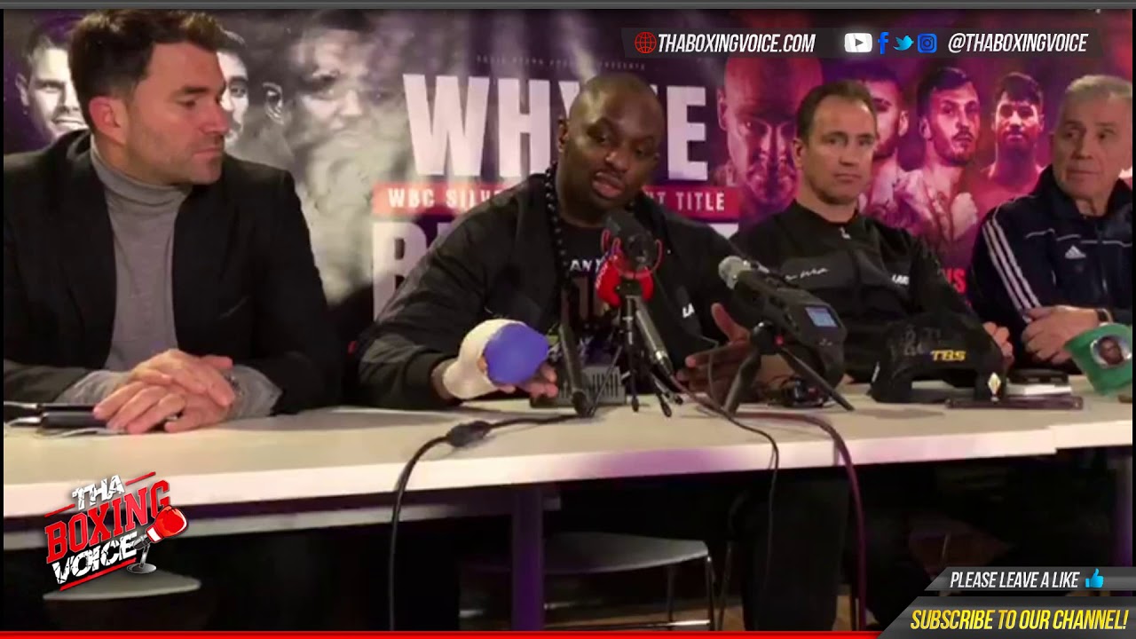 Dillian Whyte vs. Lucas Browne: Post fight full press conference ...
