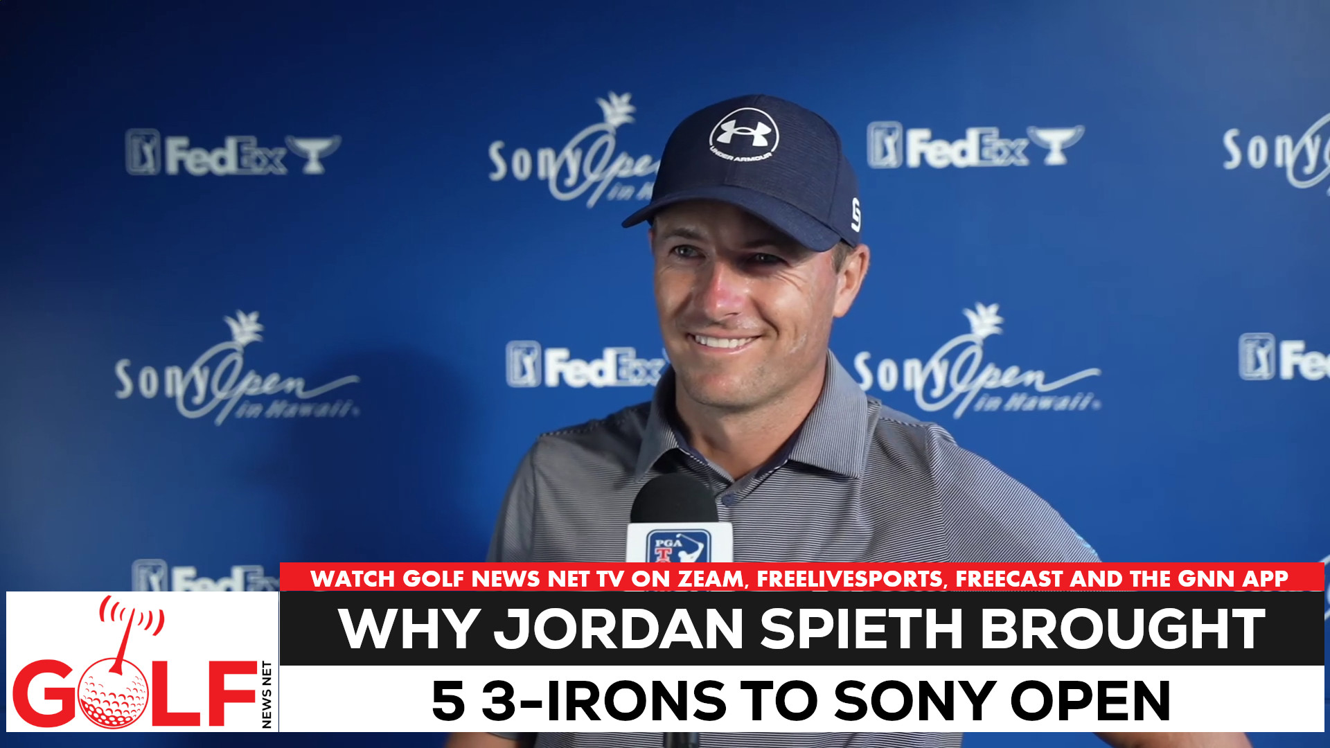 Why Jordan Spieth took five 3-irons to the Sony Open in Hawaii