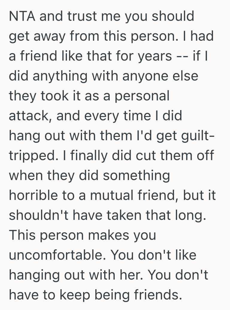 She’s spending New Year’s with her boyfriend instead of her controlling ...