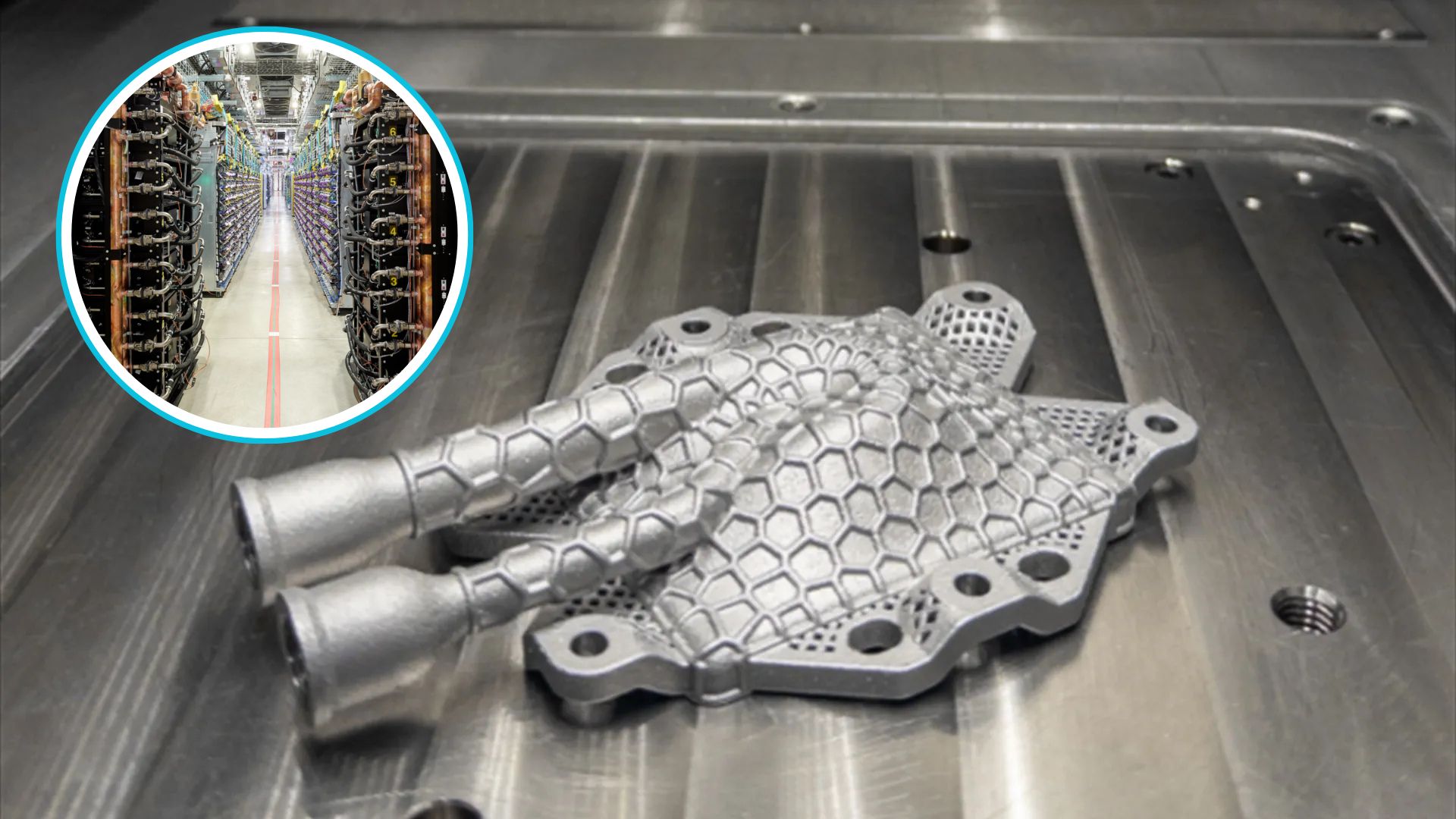 3D-printed passive cooling system cools data centers without fans or pumps