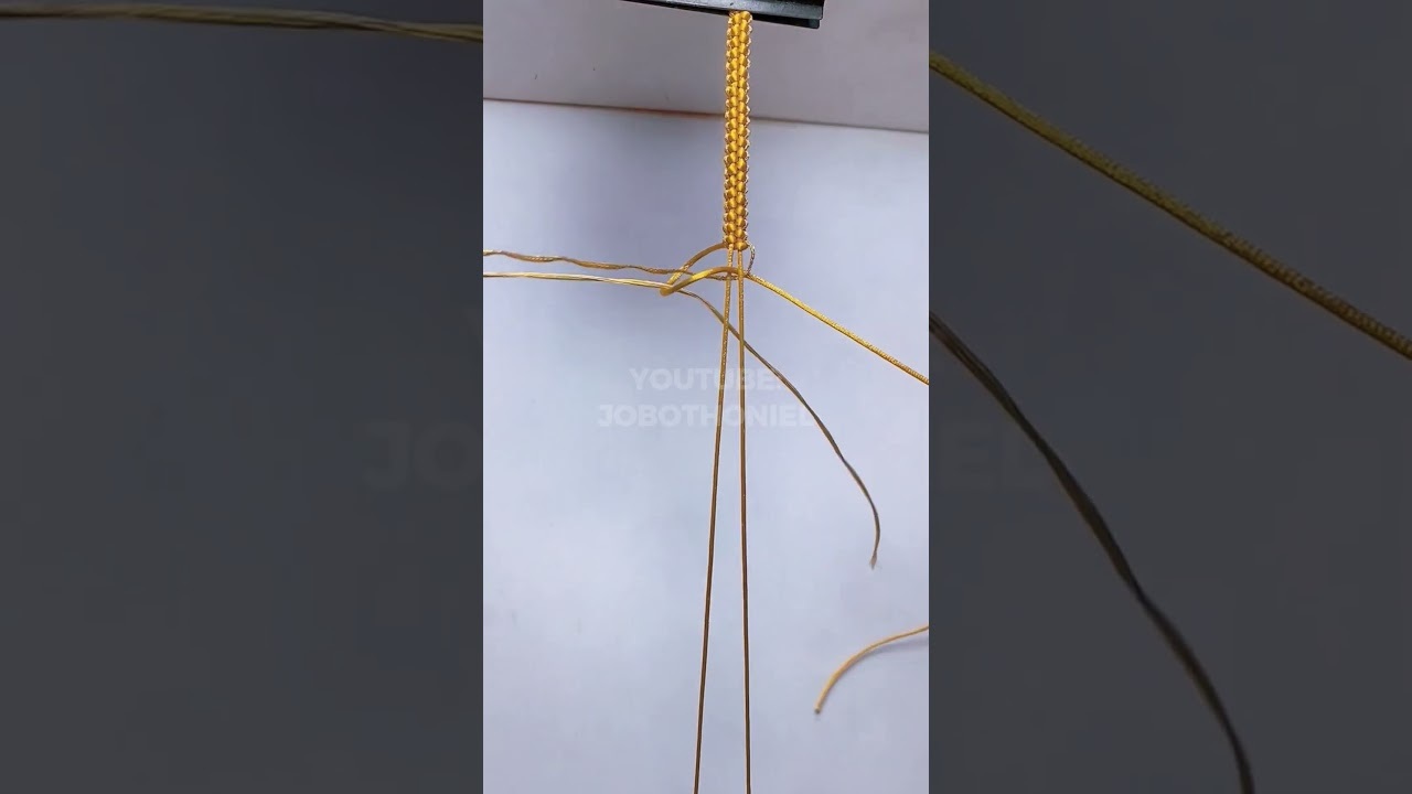 How to make friendship bracelets with thread