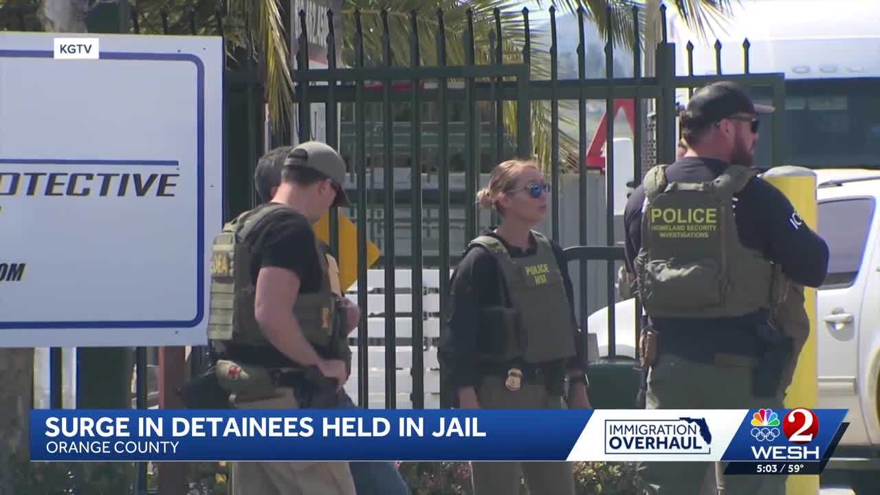 Surge of immigrants held at Orange County jail amid concerns about ...