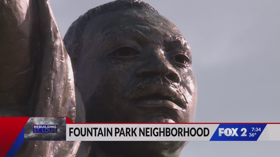 MLK statue restored in Fountain Park after May tornado damage