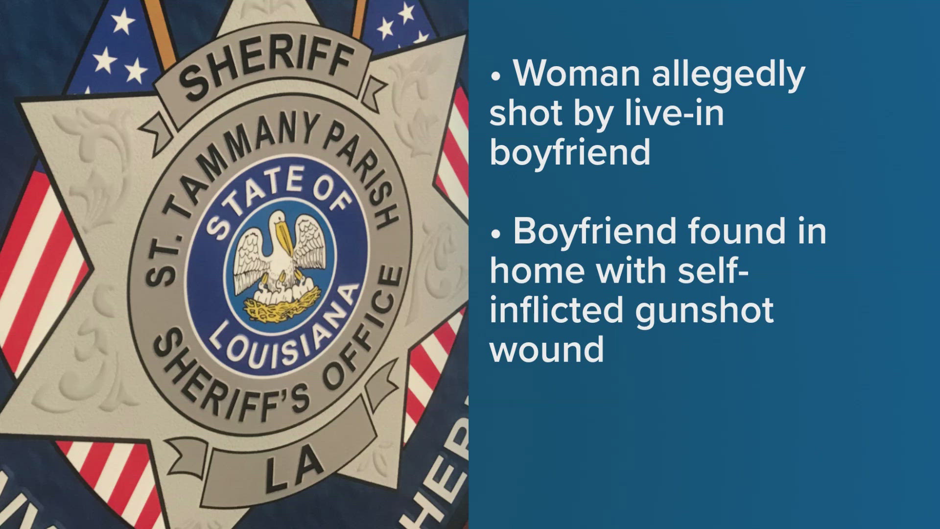 Man dead, woman injured in domestic incident in St. Tammany Parish ...