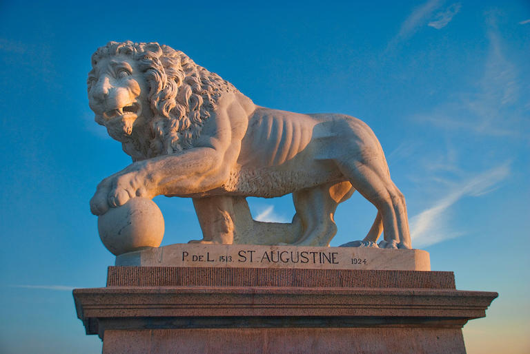 City of St. Augustine to remove lions from Bridge of Lions for almost ...