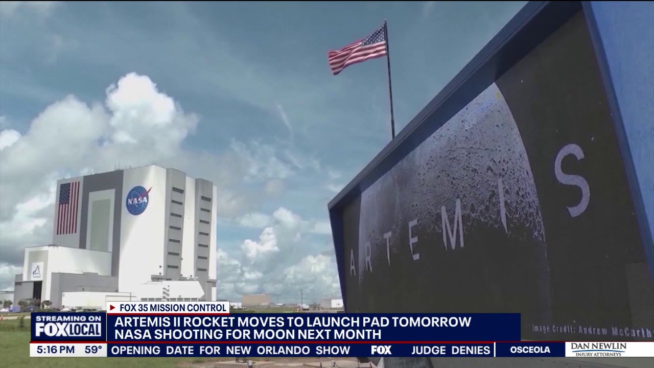 NASA prepares to roll Artemis II moon rocket to launch pad