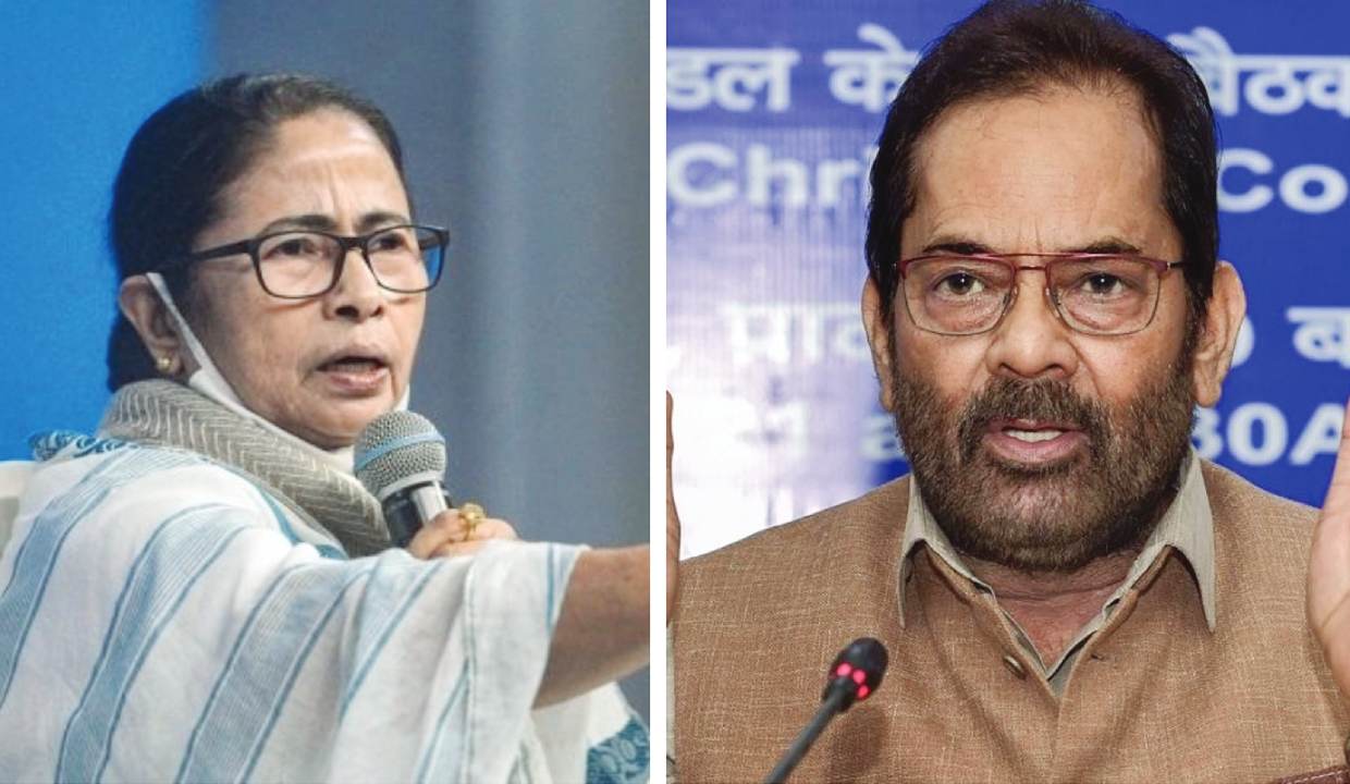 Mamata 'protecting' criminals, says Naqvi