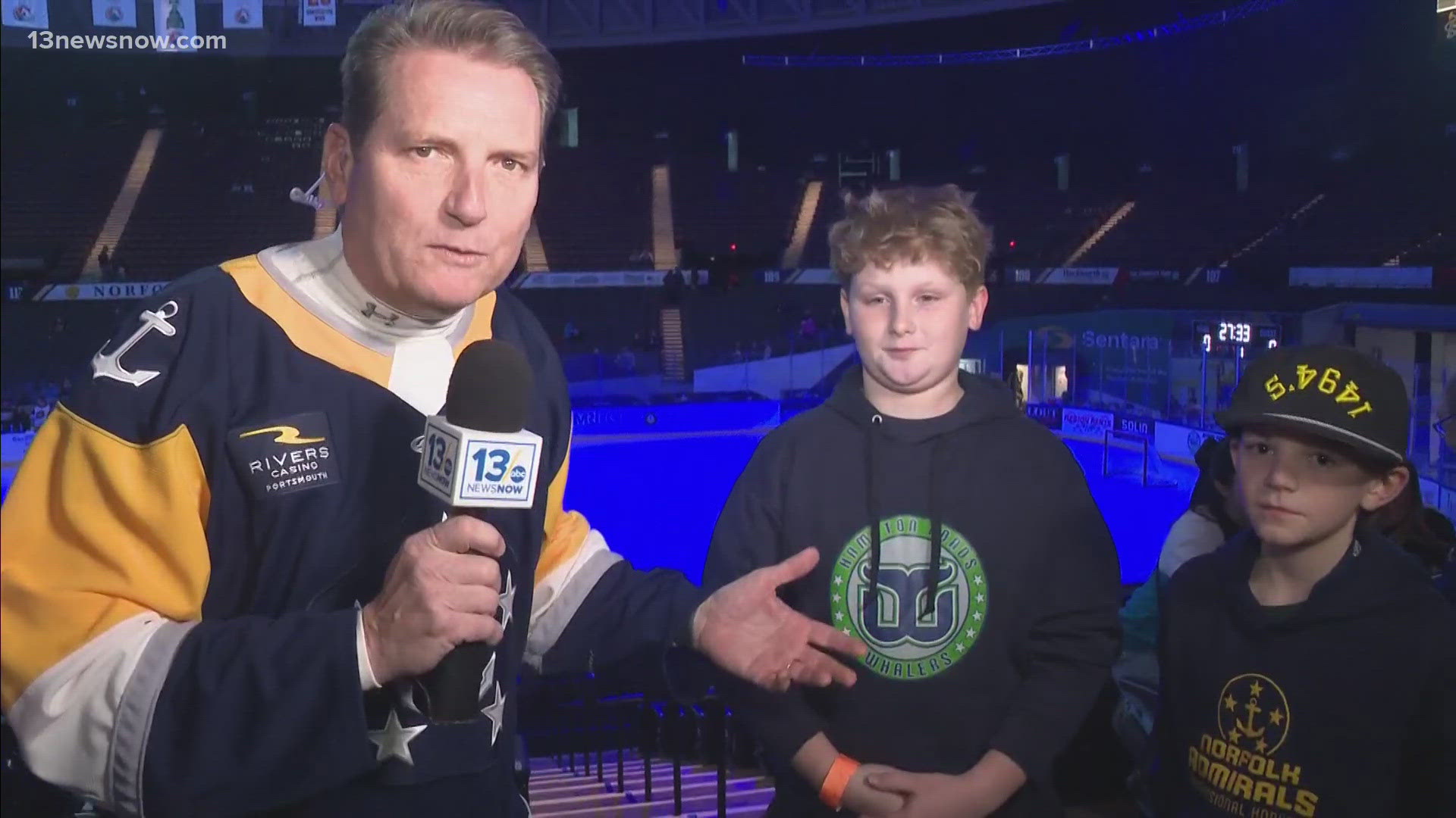 Education and STEM night at Scope Arena with the Norfolk Admirals