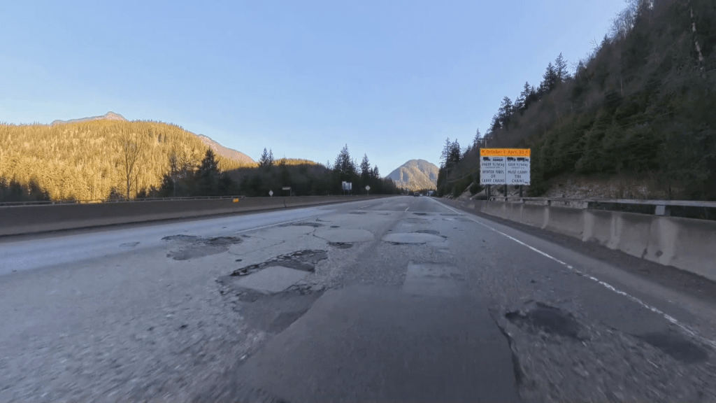 Blown tires, damaged vehicles reported as massive potholes riddle ...