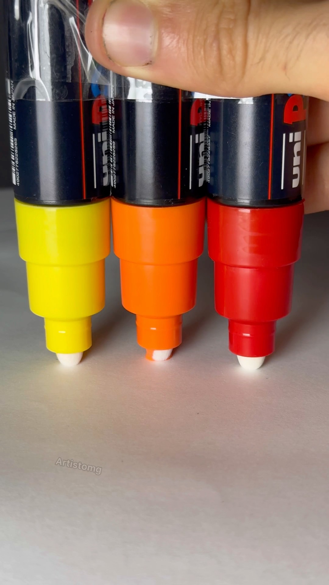 Activating 3 paint markers at the same time