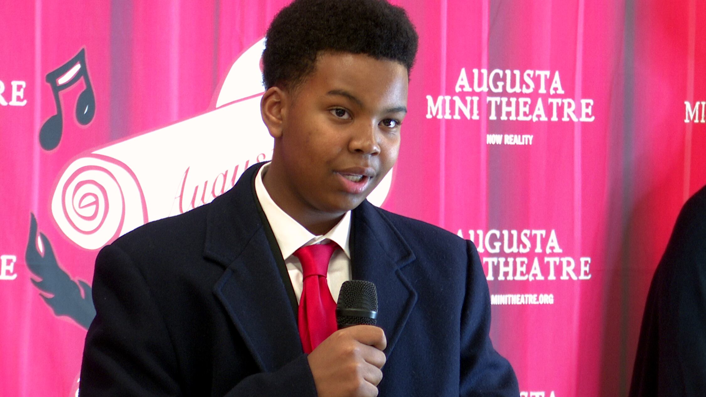 Ribbon cut on the new Augusta Mini Theatre