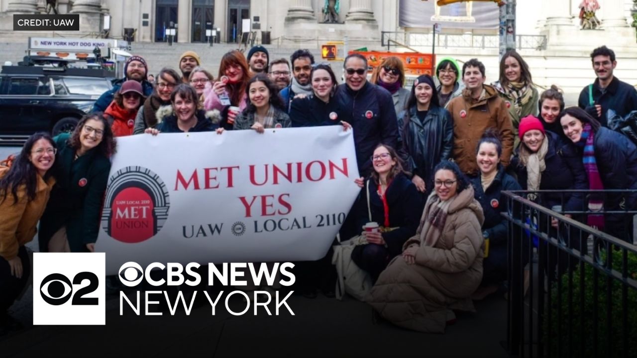 Staffers at NYC's Metropolitan Museum of Art vote to unionize