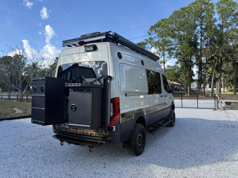 Adventure-ready 2023 Entegra Coach Launch 4×4 for sale with 25,000 miles