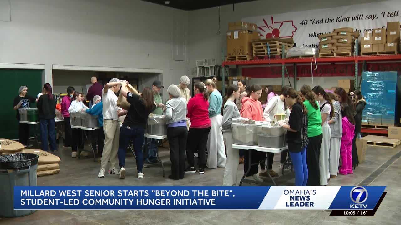 Beyond the bite: Omaha-area high schoolers work to combat food insecurity