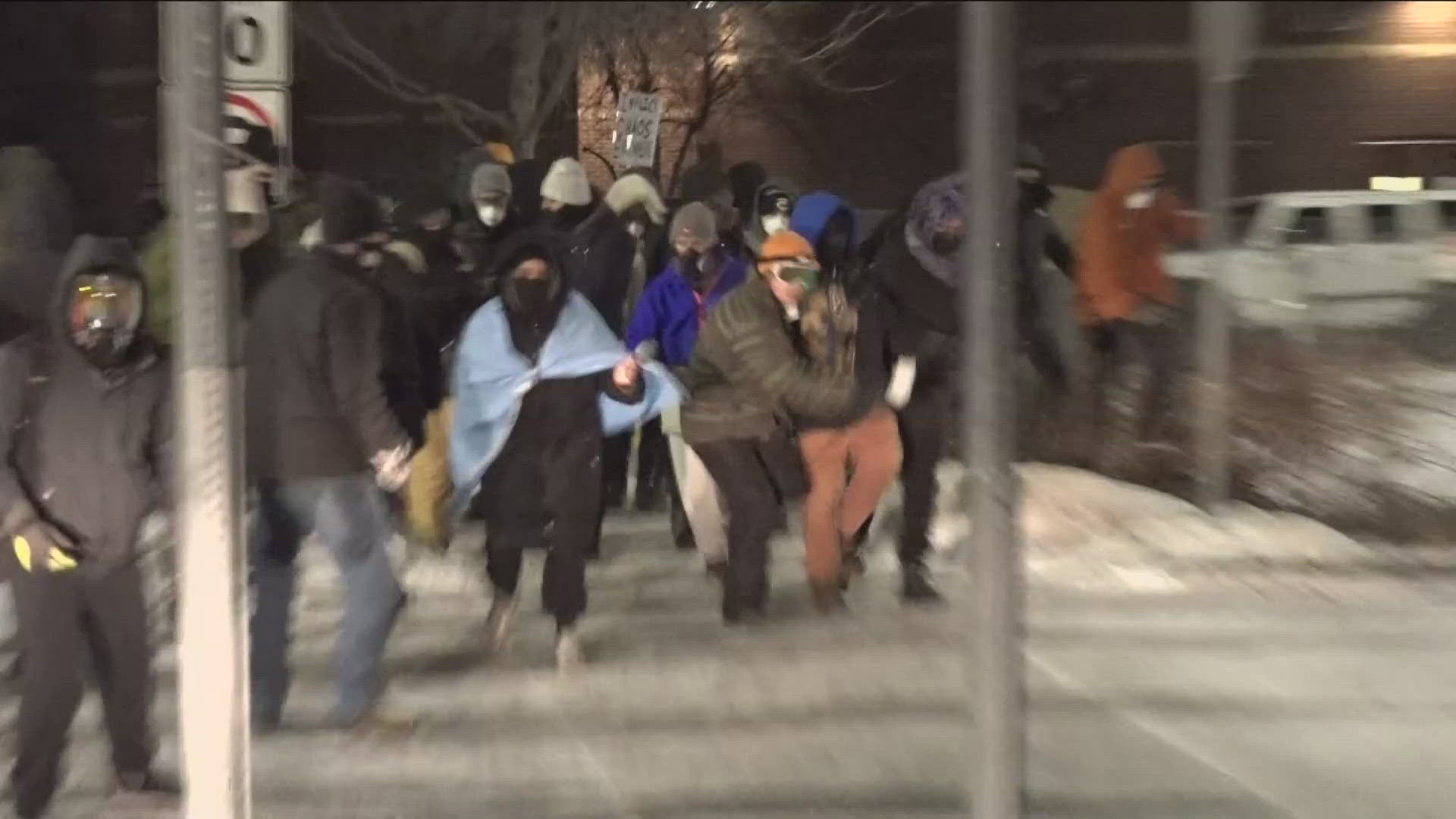 Protests continue outside Whipple building