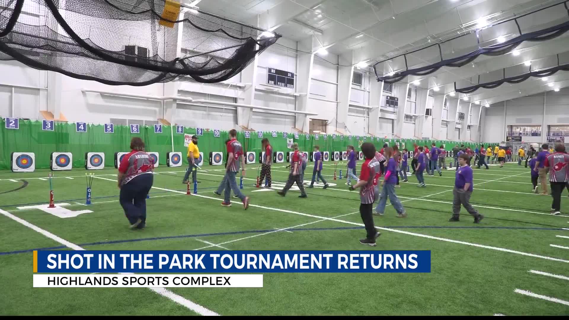 A Shot in the Park archery tournament begins at Highlands Sports Complex