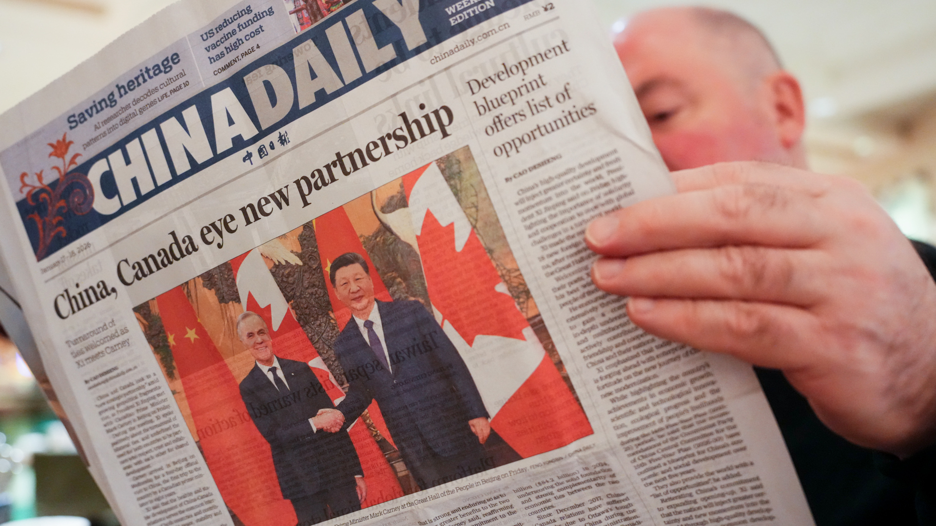 Carney departs Beijing after landmark visit to China