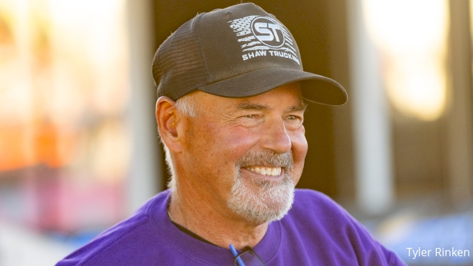 Billy Moyer trades steering wheel for microphone at Wild West Shootout