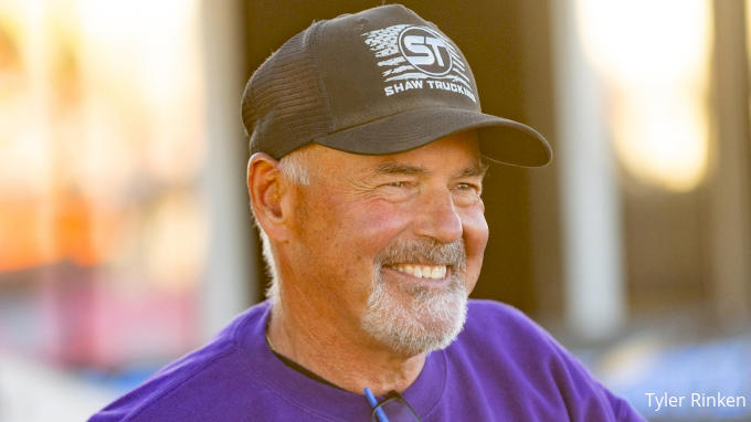 Billy Moyer trades steering wheel for microphone at Wild West Shootout