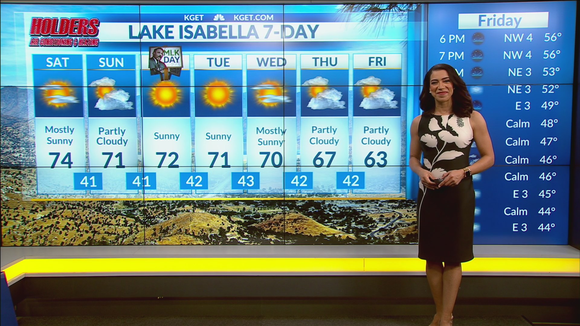 Candy Caceres' Bakersfield weather forecast - Jan. 16, 2026