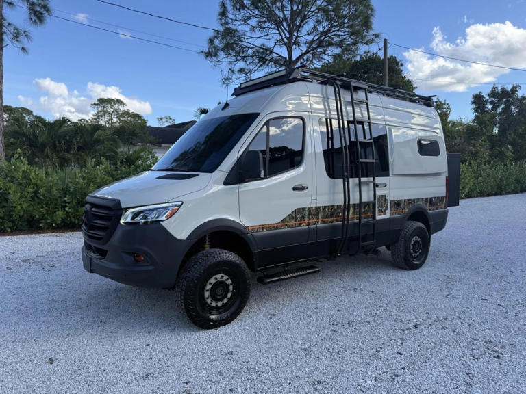 Adventure-ready 2023 Entegra Coach Launch 4×4 for sale with 25,000 miles