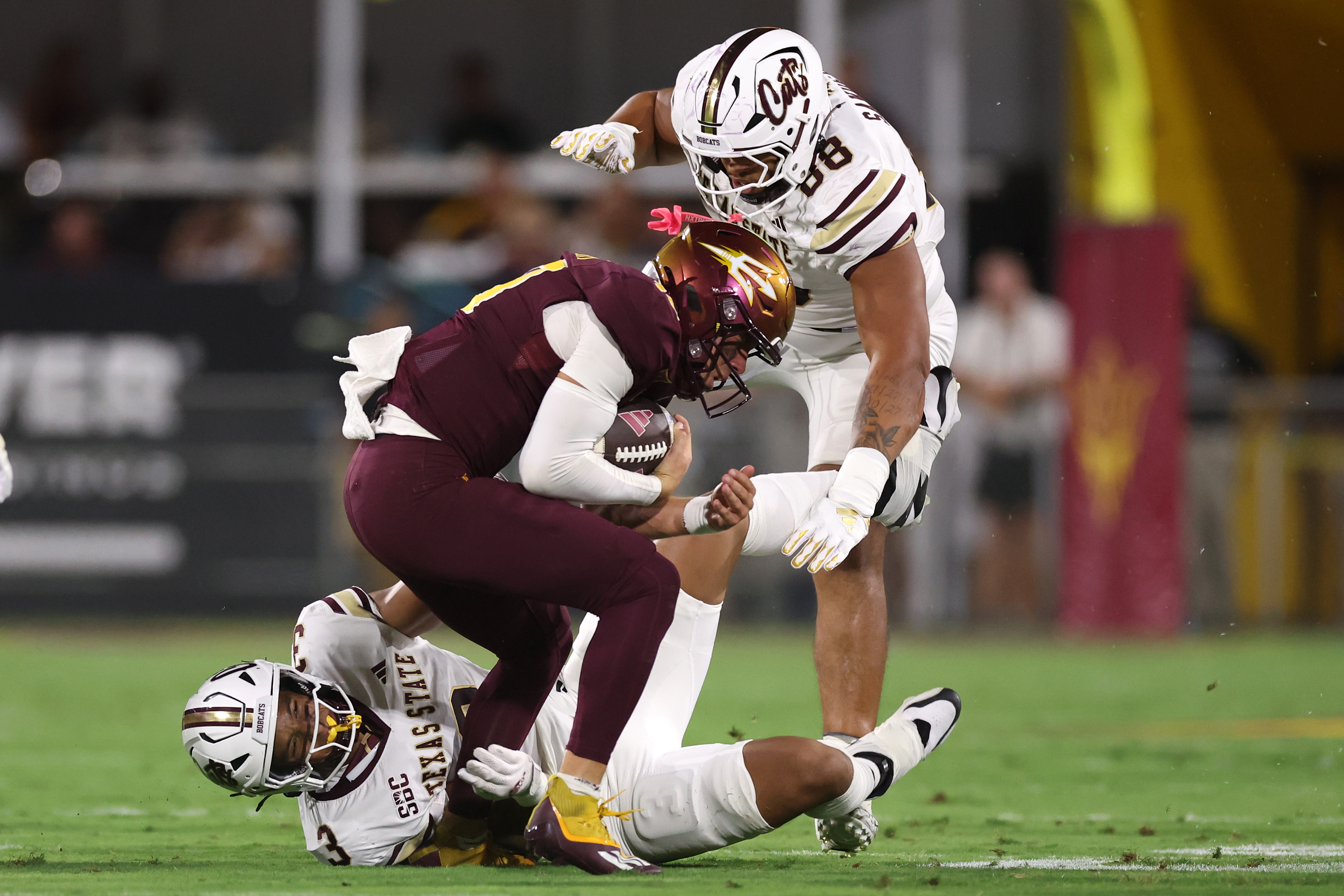 Texas State defensive tackle Jordan Sanders will transfer to Florida State
