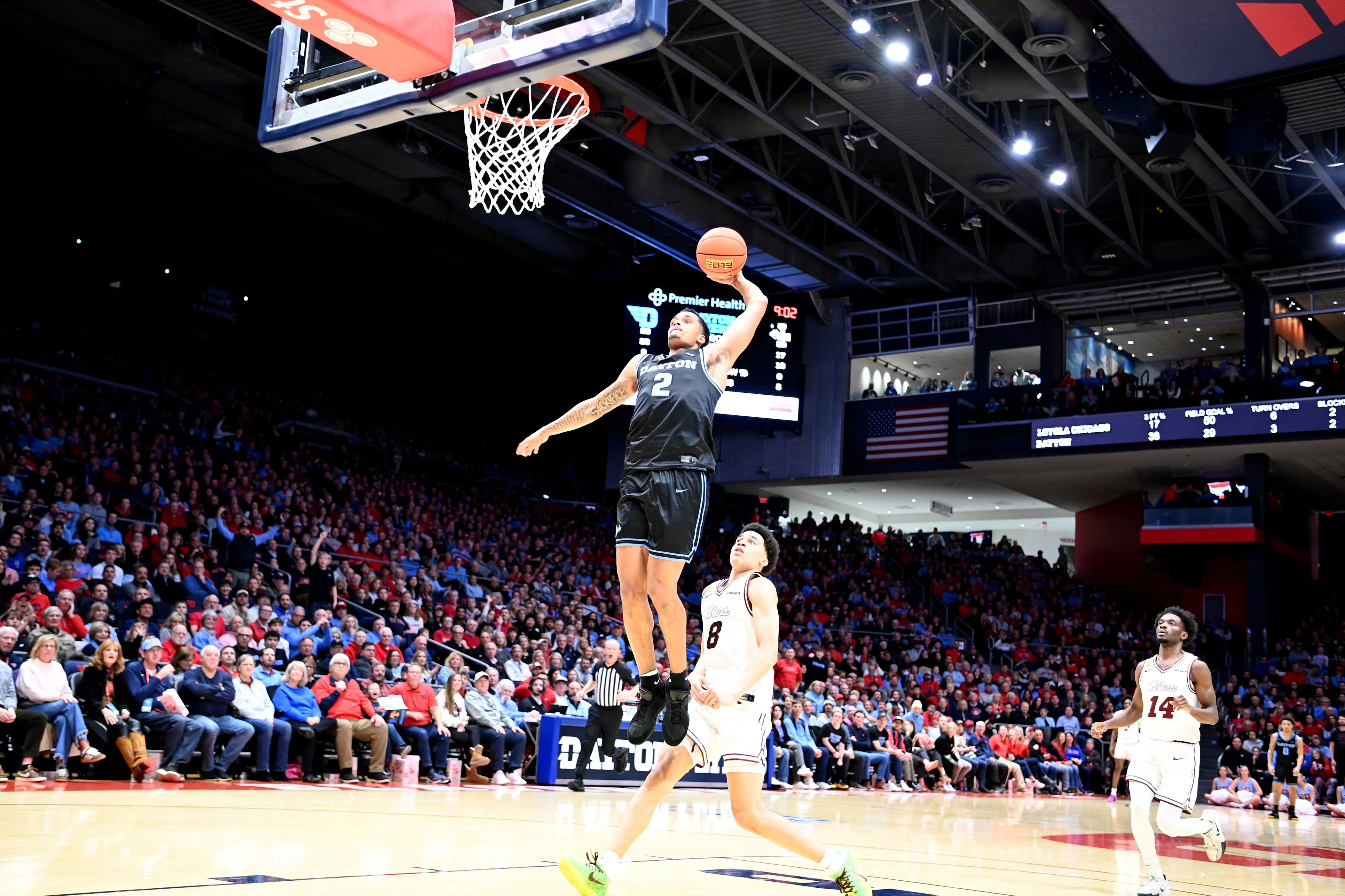 Dayton overcomes sluggish first half; dominates Loyola Chicago in ...