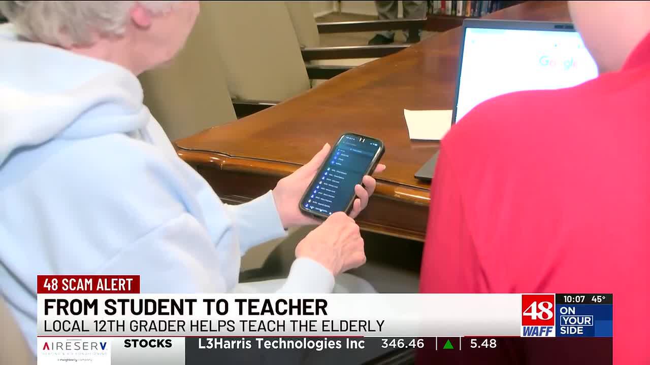 Huntsville teen teaches seniors about technology and scam prevention