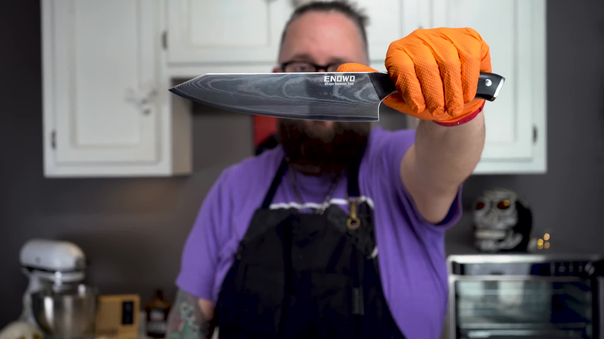 Enowo 8 inch Damascus Steel Chefs Knife Review