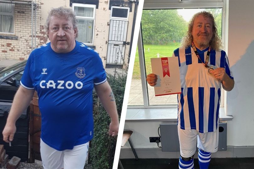 I lost four stone and got my life back by playing football with a big difference