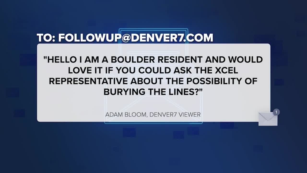 When will Xcel Energy bury its power lines in Colorado?