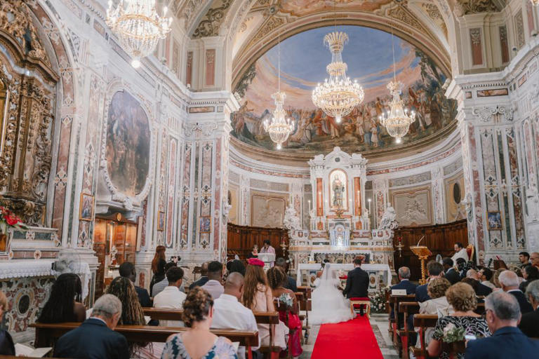 Scarves, feathers and a breathtaking ballgown: Four real weddings with ...