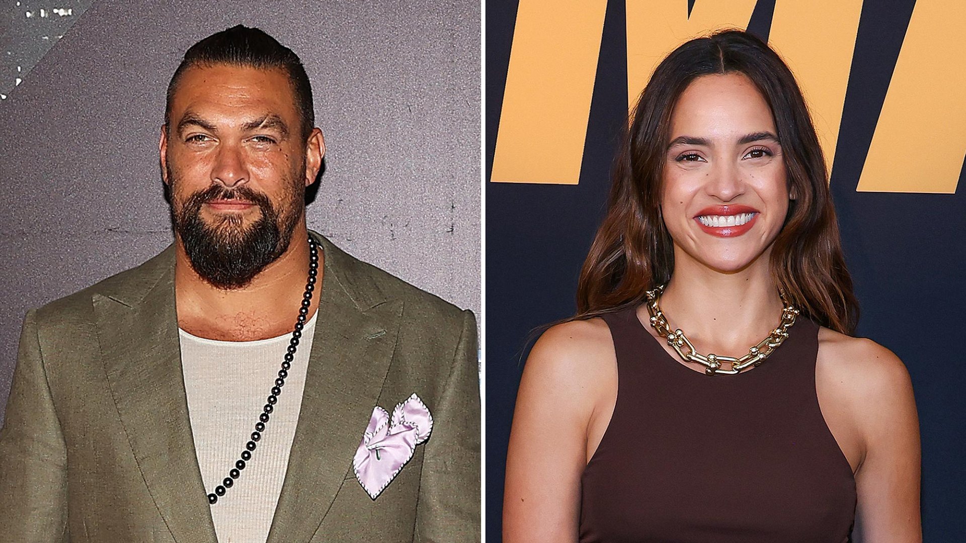 Jason Momoa se refiere a su novia Adria Arjona como el «amor de su vida»