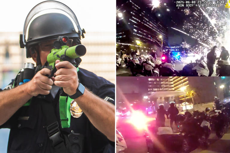 Judge bans LAPD from using non-lethal weapons to control violent anti ...