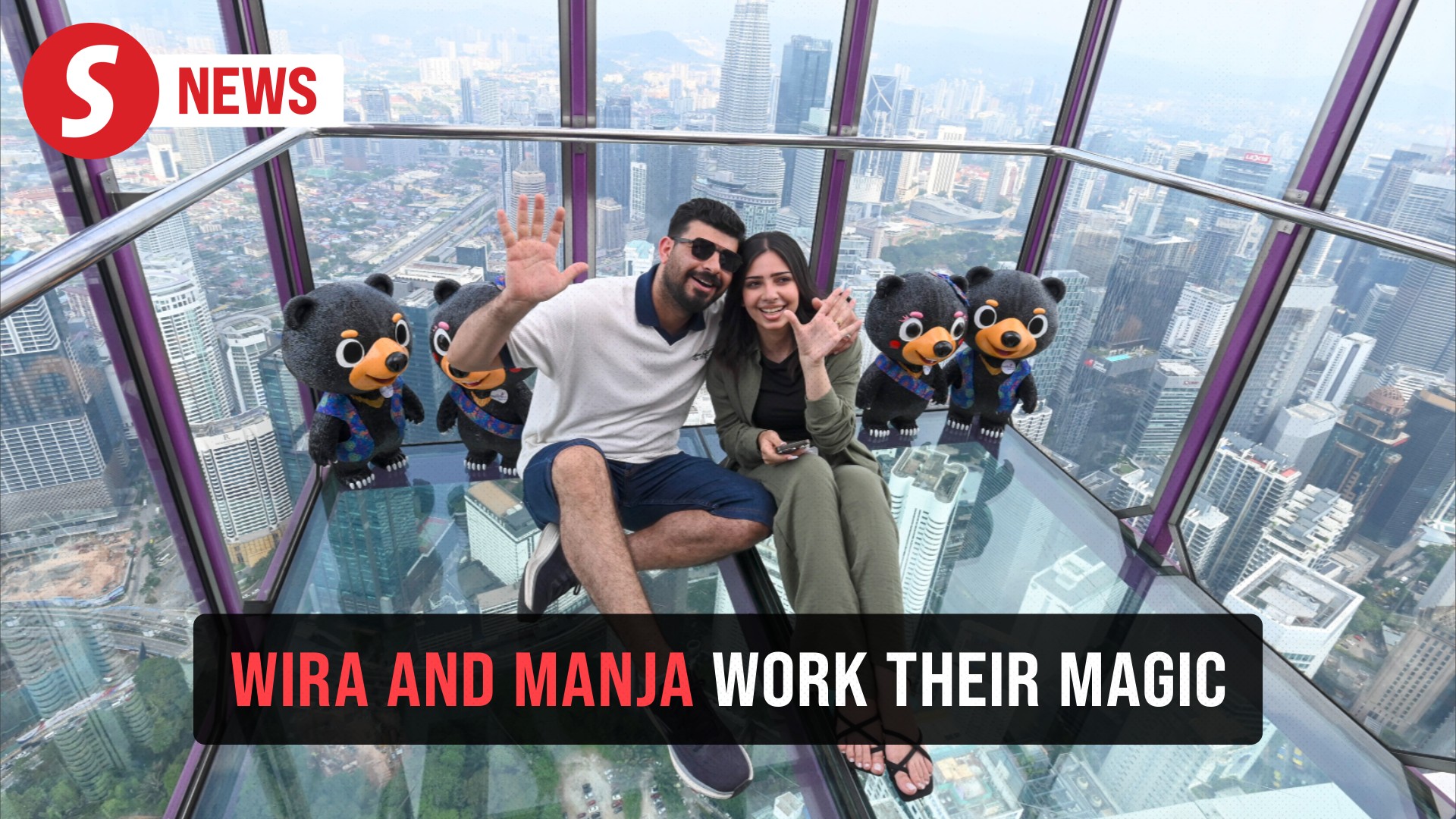 KL Tower comes alive with Wira & Manja for VM2026