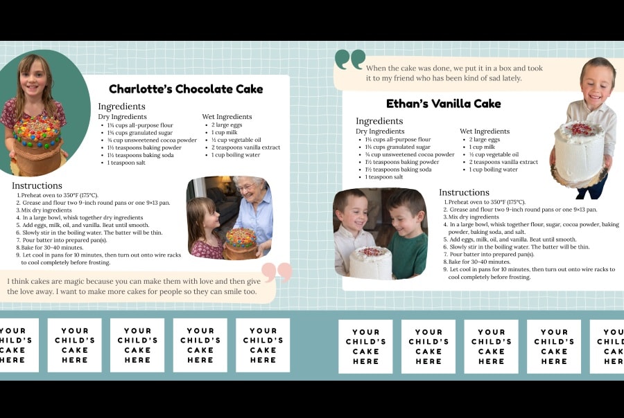 Local author launches children’s book and Cake Kindness Challenge for kids