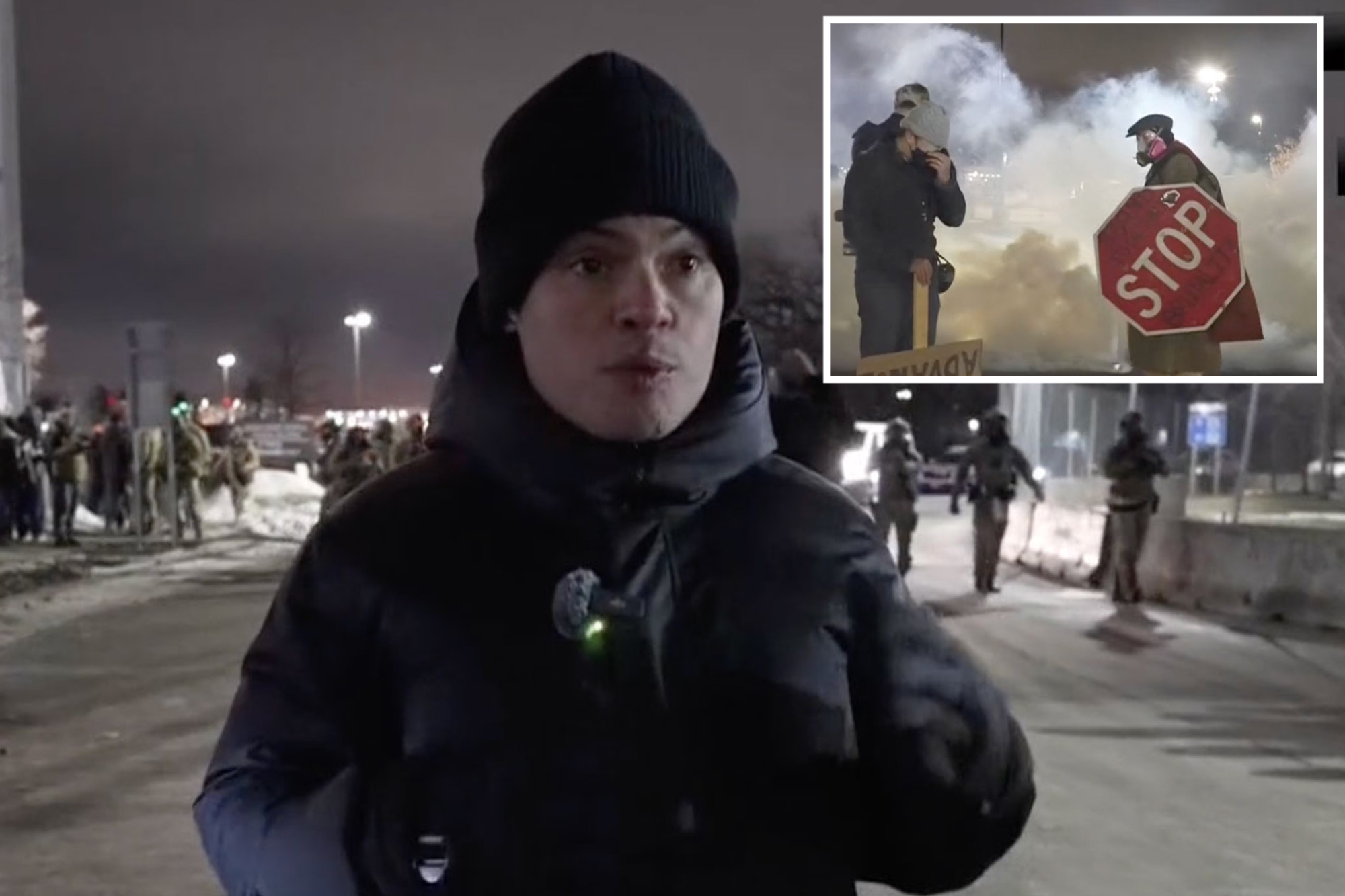 Tear gas fired near CNN reporter covering Minneapolis anti-ICE protest ...