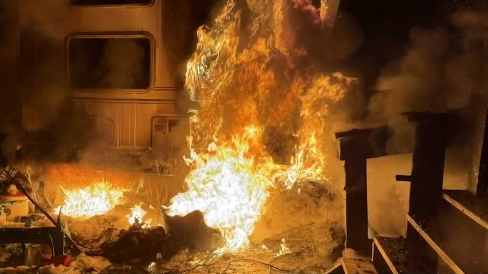 Farmington man arrested for arson that destroyed camper, officials say