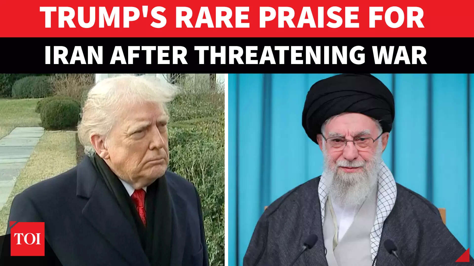 Trump shocks all: praises Iran, thanks Khamenei for 'halting' planned ...