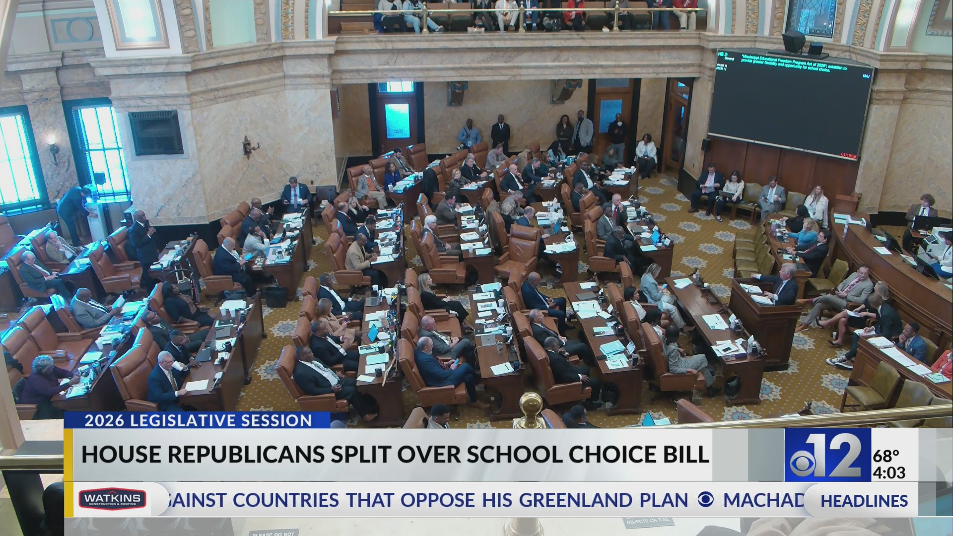Mississippi House Republicans split over school choice bill