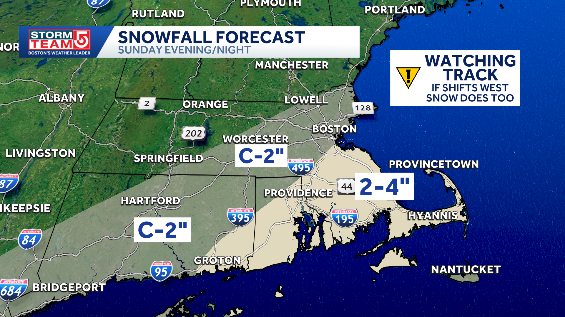 Potential snow totals on rise for Sunday's Patriots playoff game