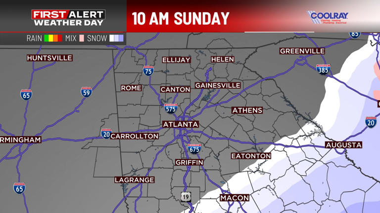 First Alert Weather: Sunday snow chances continue to diminish for metro ...