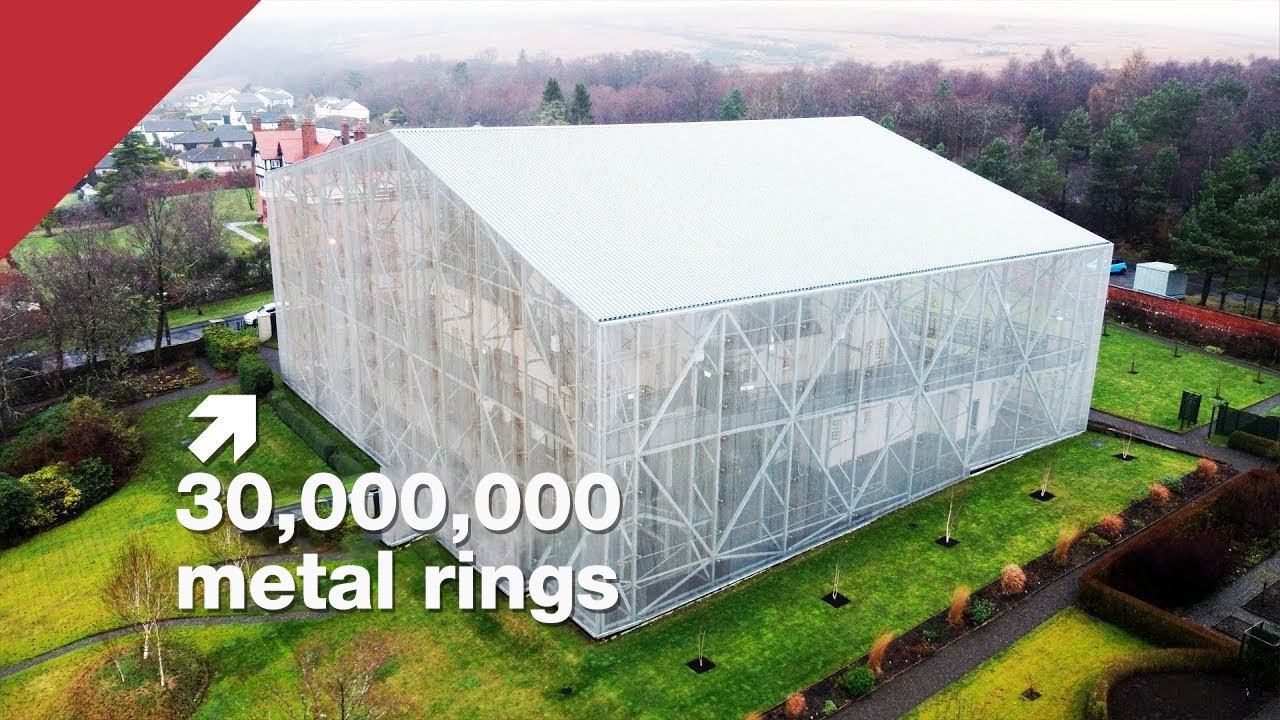 I discovered the giant chainmail box protecting a house