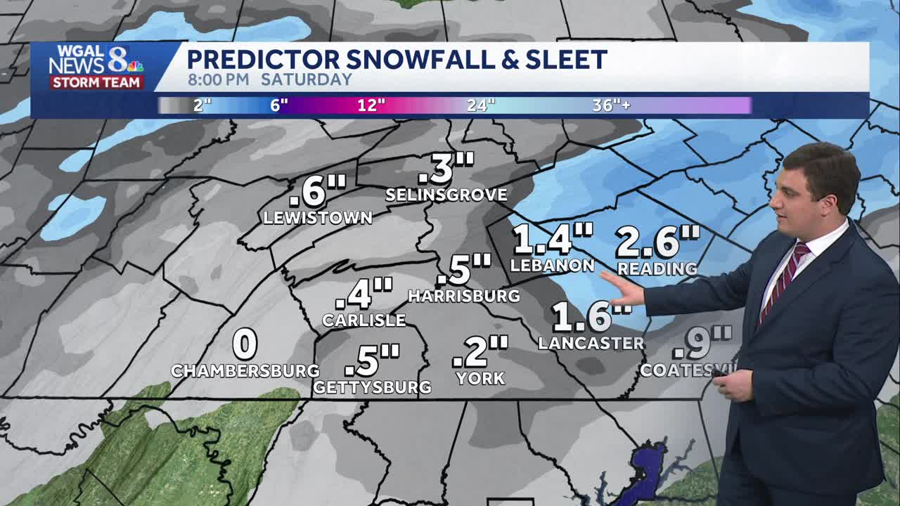 Impact: Light snow Saturday AM in south central Pennsylvania