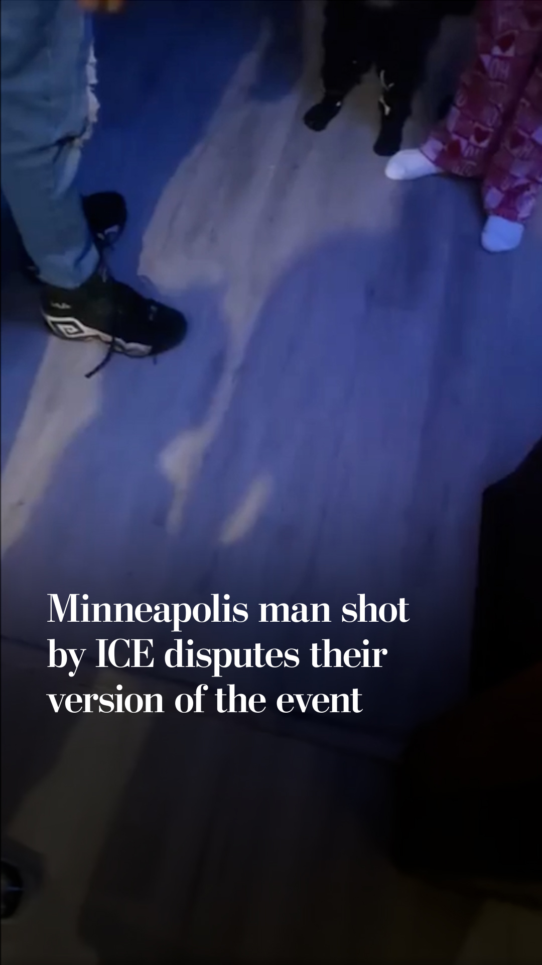 Minneapolis man shot by ICE disputes their version of events