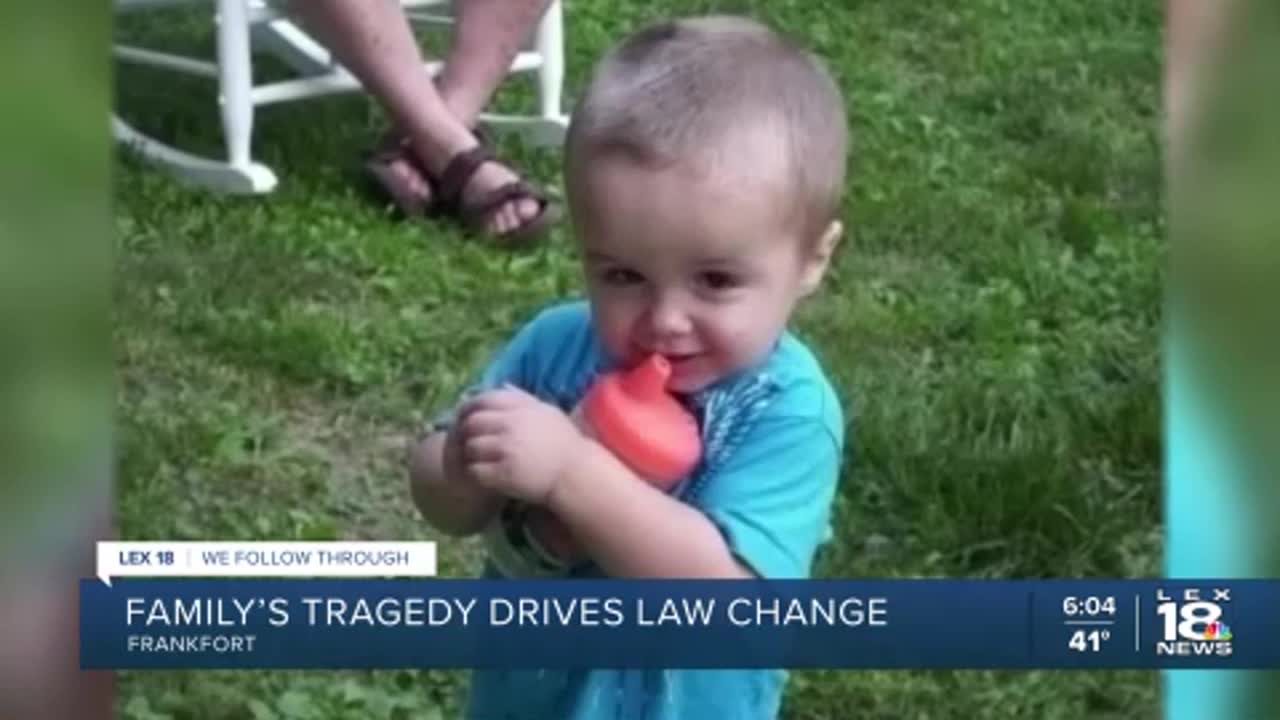 Family's tragedy drives law change