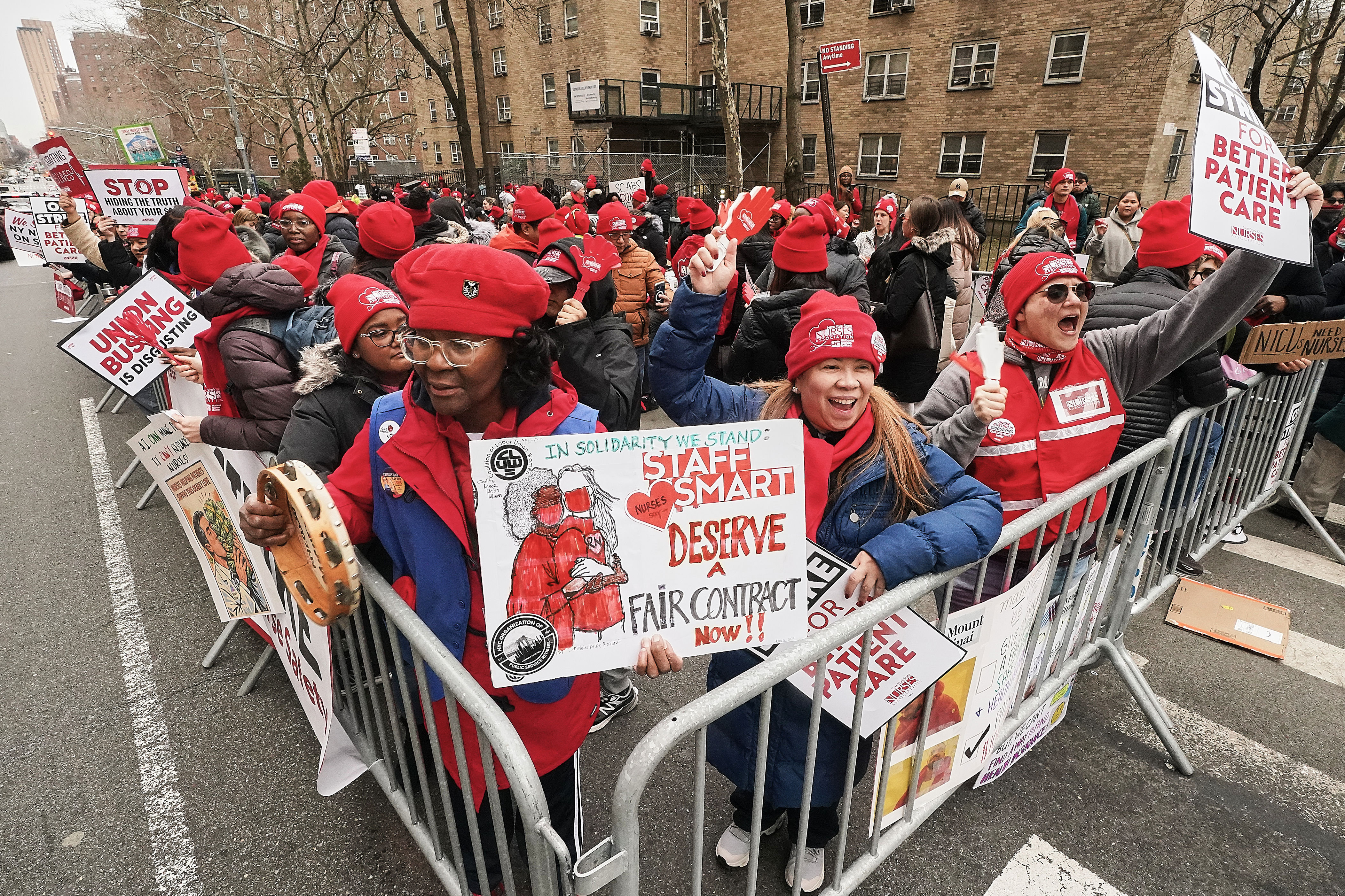 Nurses describe escalating tension as NYC strike continues