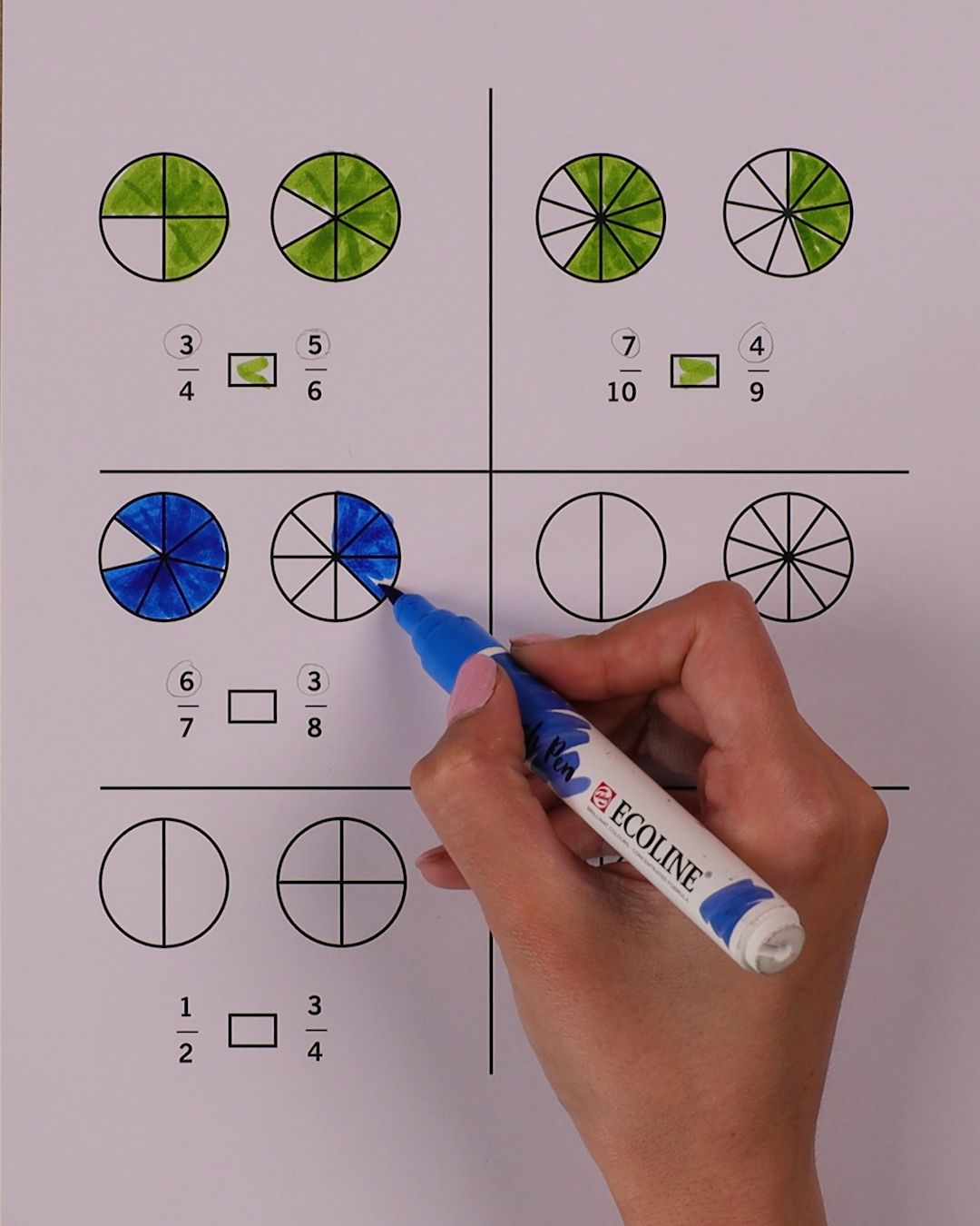 Fractions explained in the easiest way 🟣
